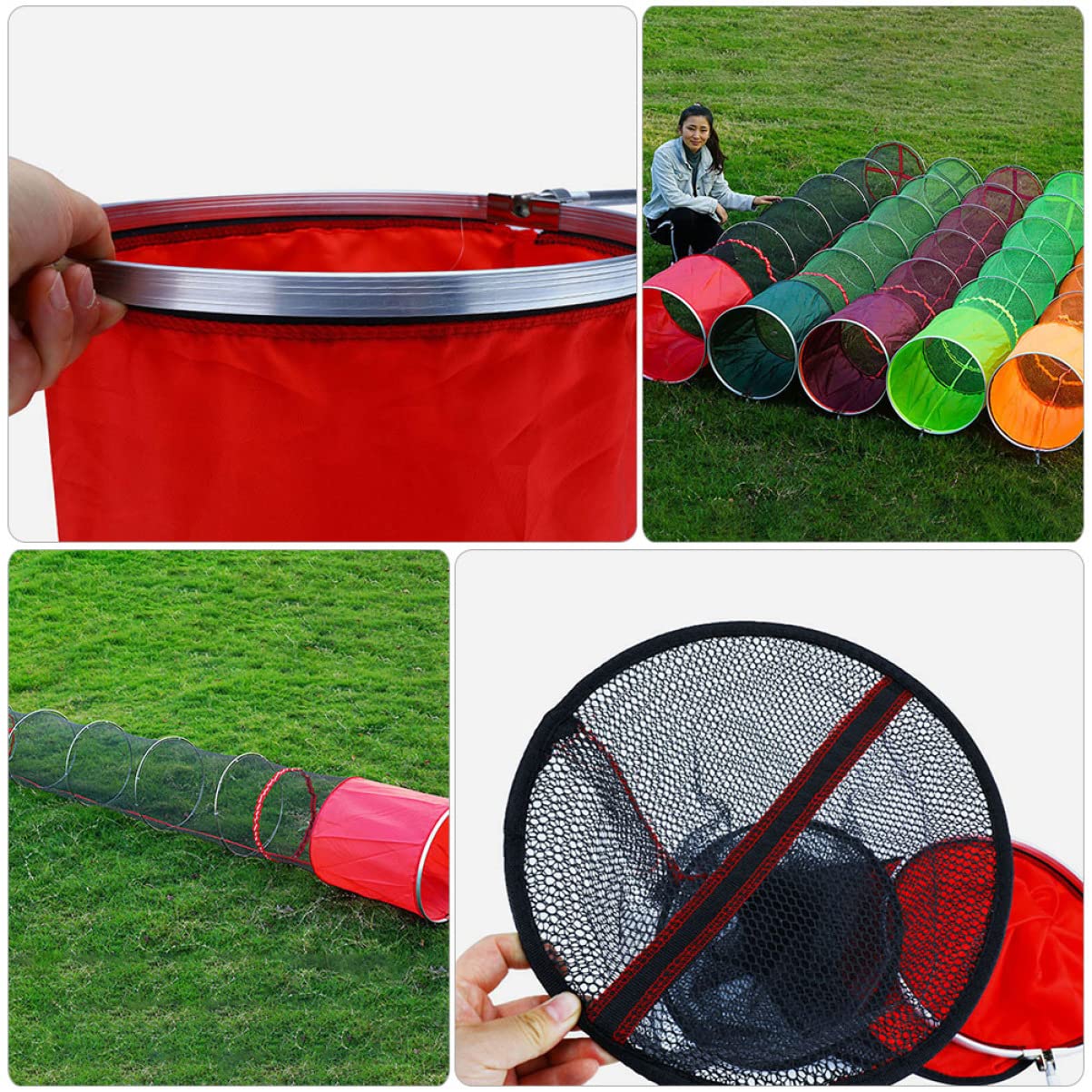 GAFOKI Shrimp Multi-Function Fish Floating Cast Portable Basket Nets Folded and Lobster Tool Collapsible Minnow Crab Function Freshwater Cage Accessories Saltwater Positioning