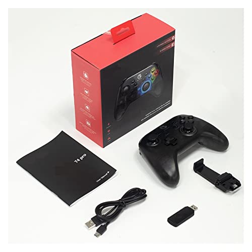 Gamepad controller Game T4 Pro Bluetooth Game Controller 2.4G Wireless Gamepad Compatible With Nintendo Switch Apple Arcade MFi Games Compatible With Android Phone One hand in hand, play full platfo