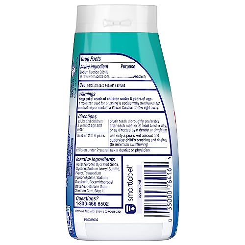 Colgate 2-in-1 Whitening Toothpaste Gel and Mouthwash, Icy Blast, 4.6 Ounce