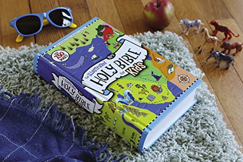 NIrV, The Illustrated Holy Bible for Kids, Hardcover, Full Color, Comfort Print: Over 750 Images
