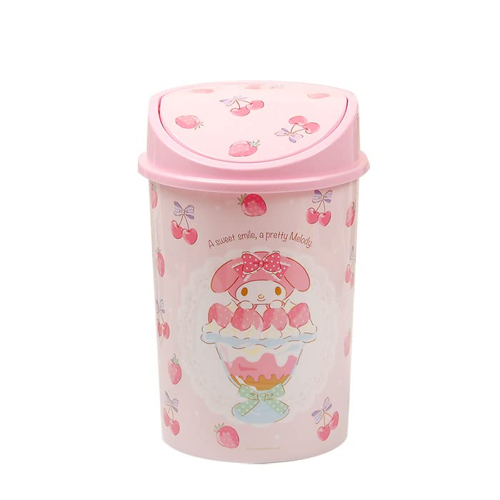Girls Cute Home Trash Can Bin Waste Basket Waste Garbage Can Bin
