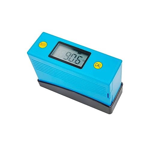 KYKYK Colorimeter, 0.0-199.9 Units (GS) Surface Gloss Meter Paint Coating Tile Surface Gloss Test Stone Light Meter Marble Brightness Tester Portable High-Precise Digital Color Analyzer