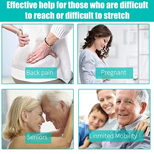 Kirimon Long Reach Comfort Toilet Wiping Aids Tools - Self Assist Bathroom Bottom Buddy Wiping Toilet Aid for Limited Mobility,Elderly, Pregnancy,Disabled, Arthritis,Shoulder or Back Pain,Surgery