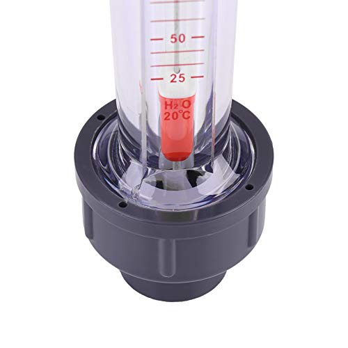 Hilitand 25-250L/H Rotameter Plastic Tube Type Instantaneous Liquid Water Flow Meter DN15