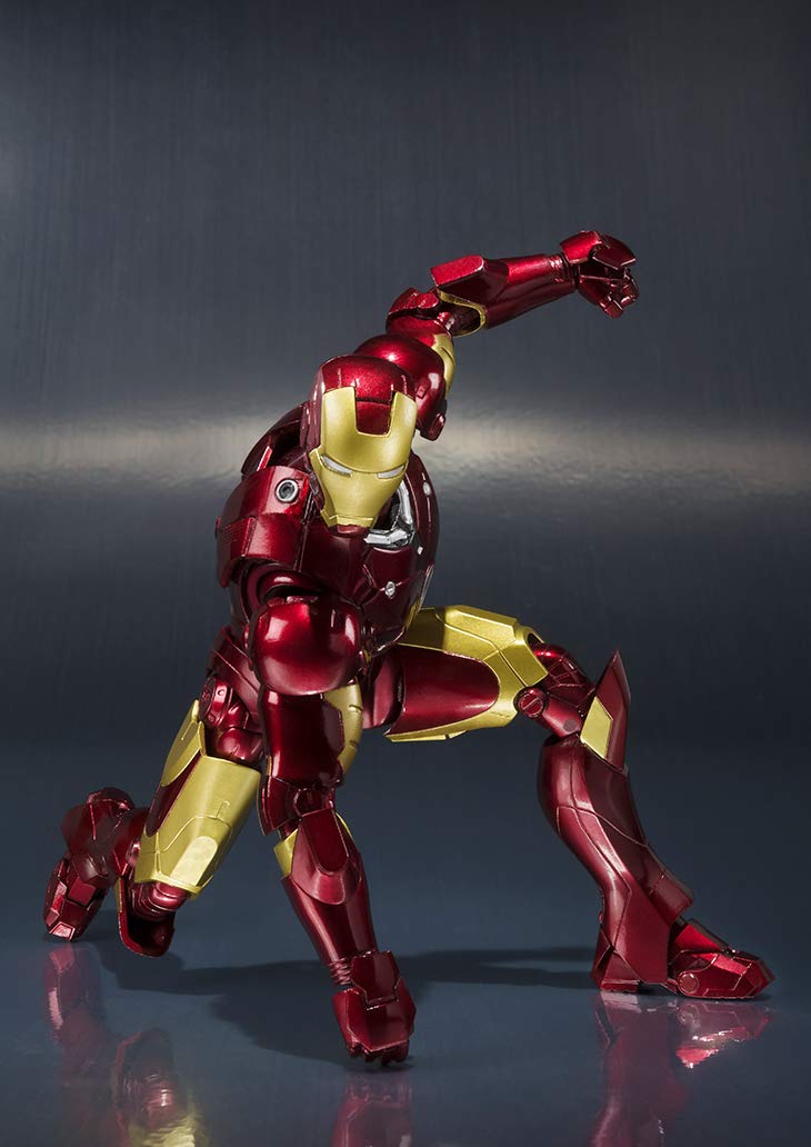 S.H.Figuarts Action Figure Iron Man Mark 3 About 155mm ABS & PVC & Diecast Movable Figure