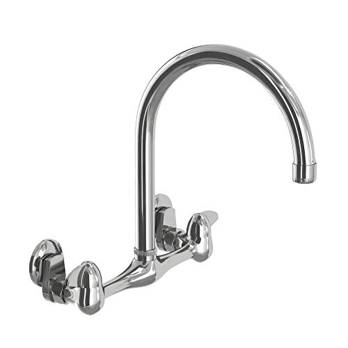 Glacier Bay 2-Handle Wall Mount High-Arc Kitchen Faucet in Chrome-67735-0001