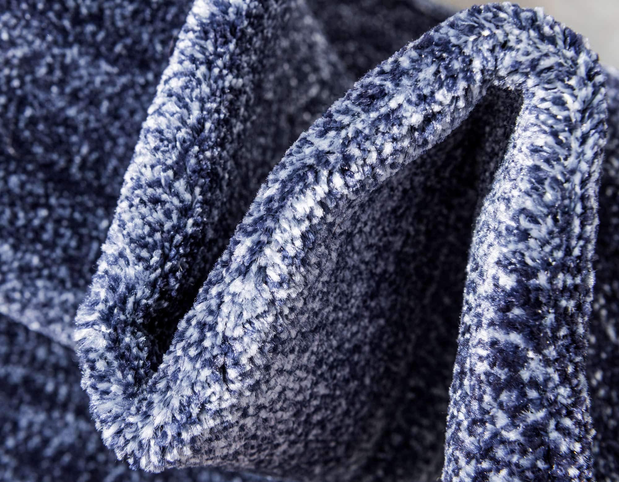 Unique Loom Del Mar Collection Area Rug - Abigail (7' 1" x 10' Rectangle, Navy Blue/ Blue)