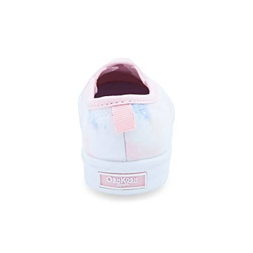 OshKosh B'Gosh Girls Maeve Slip On Shoe, White Multi, 7 Toddler