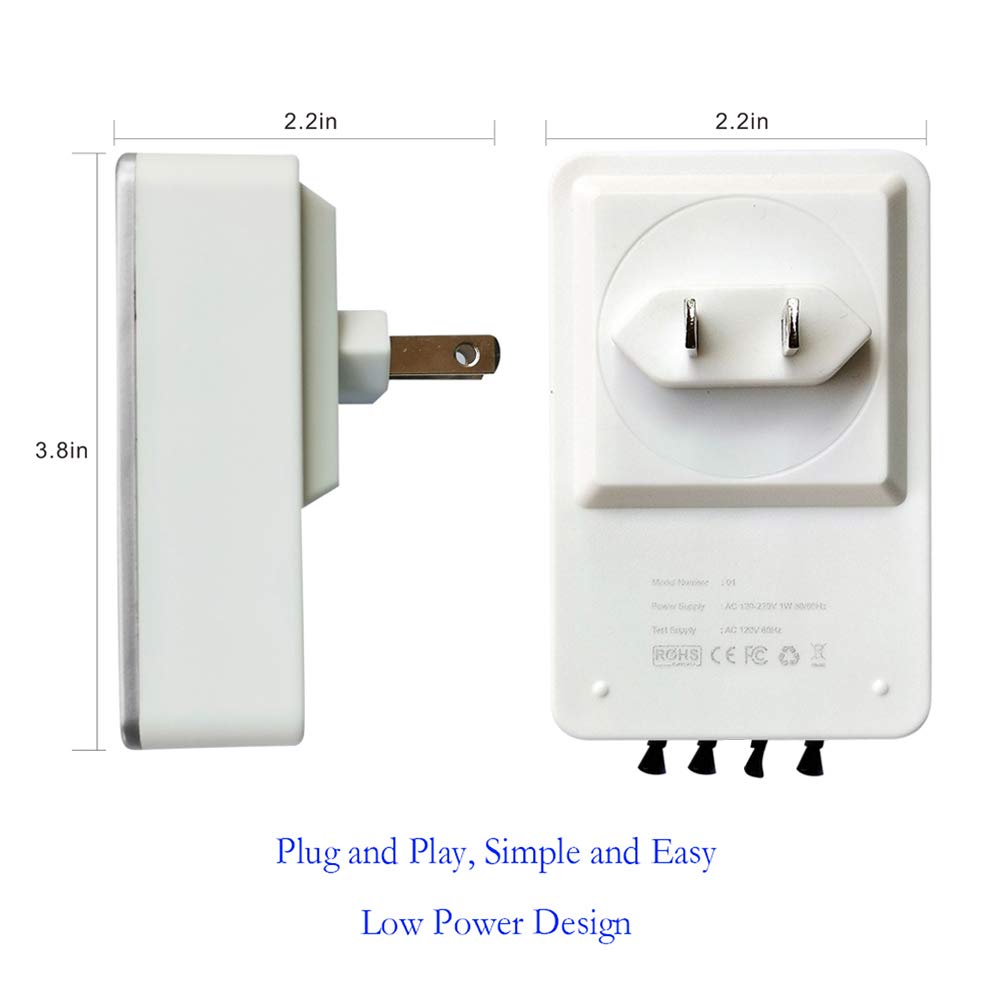HAPHID Ionizer Air Purifier Plug In with Highest Output - Up to 32 Million Anions/Sec,Filterless Ion Air Purifier for Home&Office Purify: Odors,Pets Smell Etc