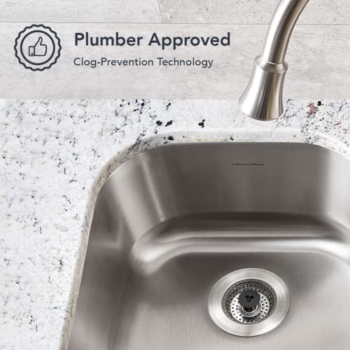 Kitchen SinkShroom Revolutionary Clog-Free Stainless Steel Sink Strainer, Chrome gray