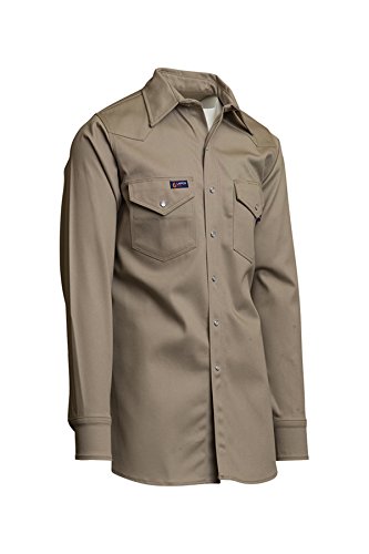 Lapco FR INKWS-17 L Flame Resistant Welder's Shirts