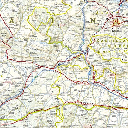 Northern Spain: Camino de Santiago Map (National Geographic Adventure Map, 3306)