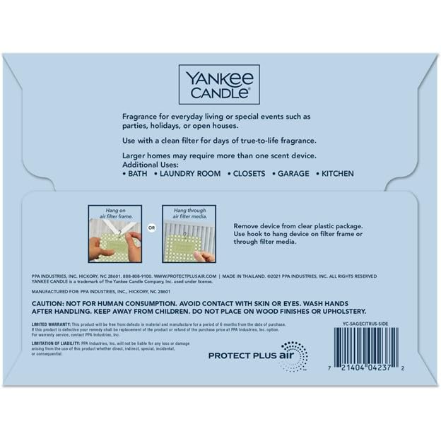 Macintosh Yankee Candle Whole Home Air Freshener (4 Pack)