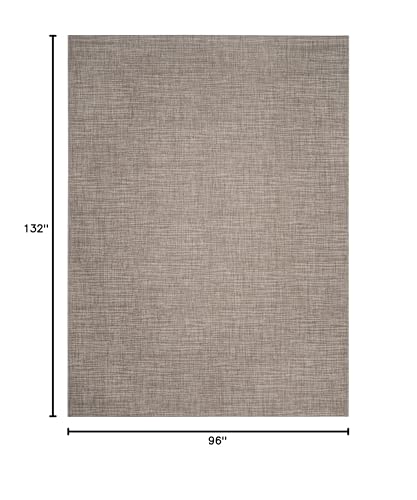 SAFAVIEH Courtyard Collection 8' x 11' Brown CY8576 Indoor/ Outdoor Waterproof Easy-Cleaning Patio Backyard Mudroom Area-Rug