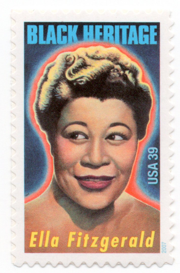 US Postage Stamp Single 2007 Ella Fitzgerald Issue 39 Cents MNH Scott #4120
