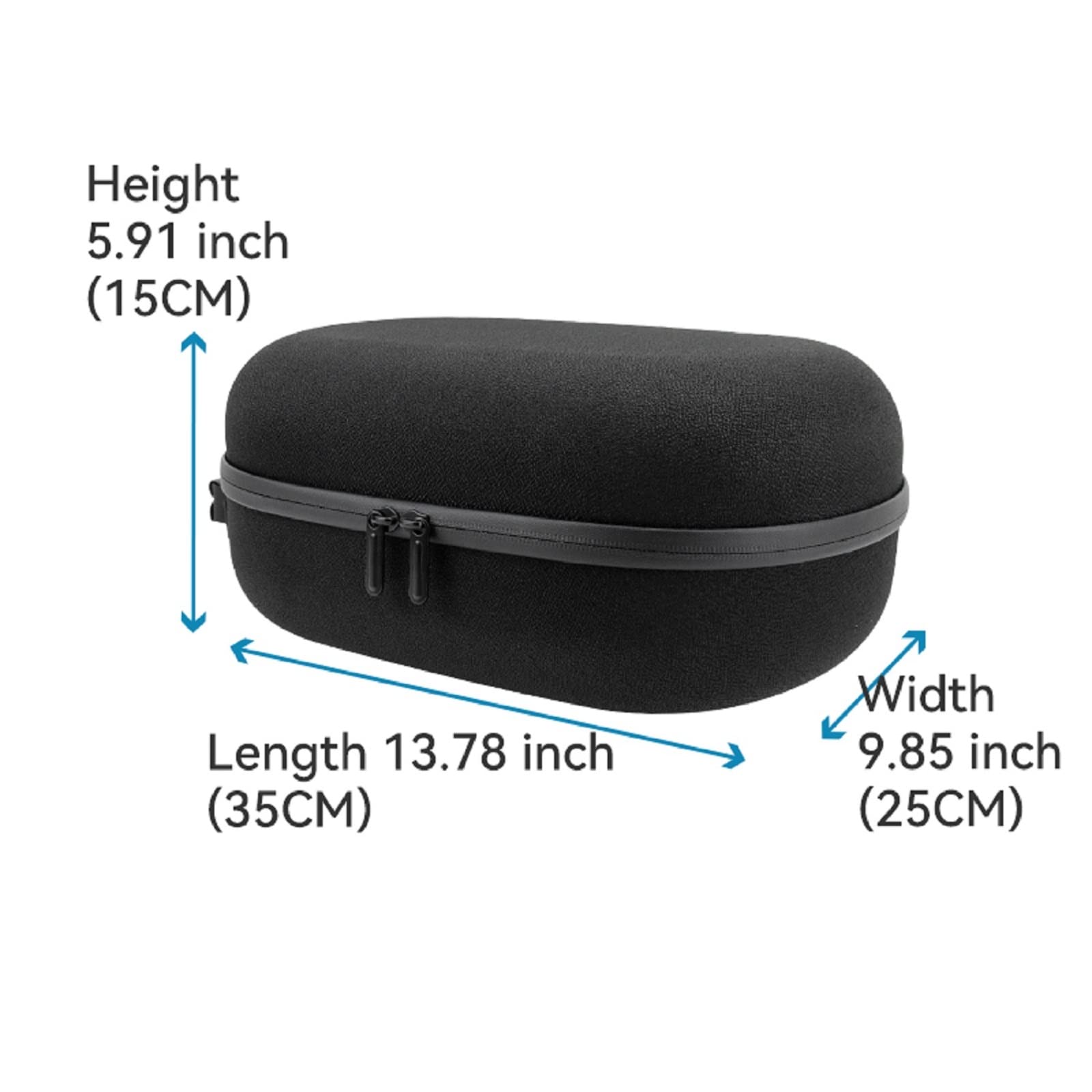 Hard Carrying Case for Meta/for Oculus Quest Pro All-in-One VR Gaming Headset and Touch Controllers, Suitable for Travel Home Storage and Portable Protection