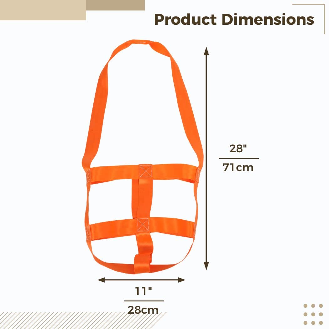 Homaisson Bucket Sling, Heavy Duty Polyester Bucket Strap for 5-Gal Buckets, Carry 200lbs Loads, High Strength Bucket Sling for Carrying Heavy Buckets, Big Bottles, Paint Cans