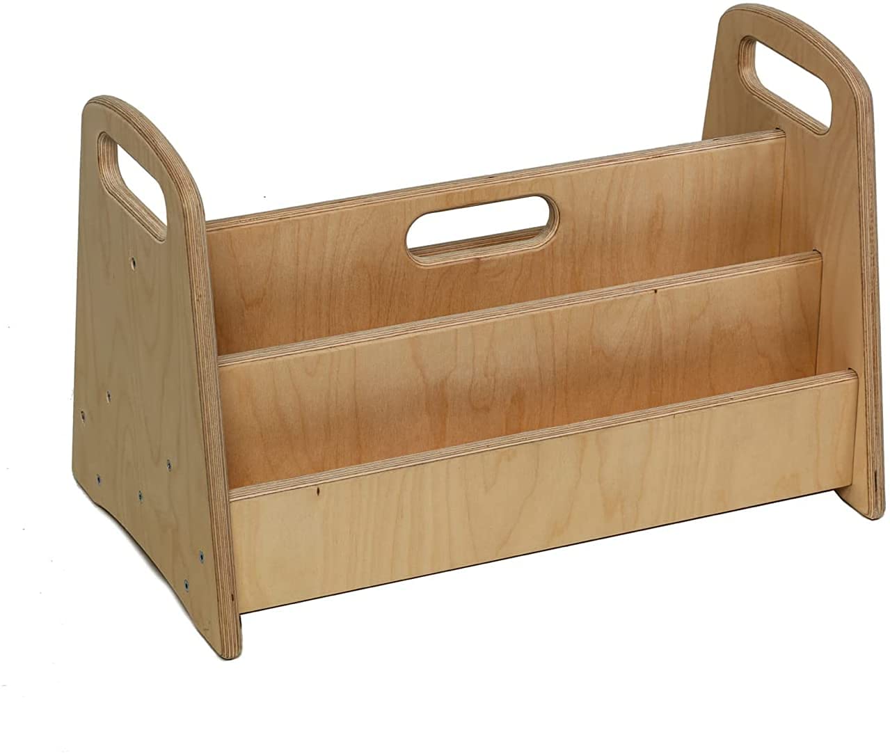 Montessori Freestanding Bookshelf | Storage Bookshelf | Easy Access Wooden Book Rack | Storage with Wooden Shelves for Your Kid's Books | Perfect Height for Kids (Medium)