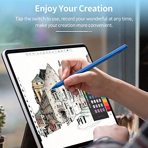 Stylus Pens for Touch Screen, Rechargeable ipad Pencil with Scratch-Resistant Function, Universal Stylus Pen for Apple iPad/iPhone/Phone/Tablet/Chromebook All Touch Screen Devices