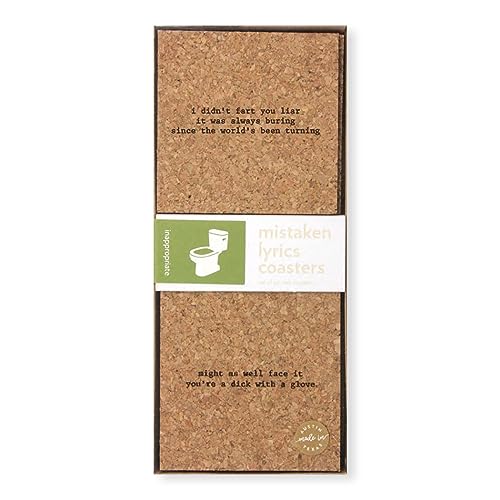 Inappropriate Mistaken Lyrics Coasters