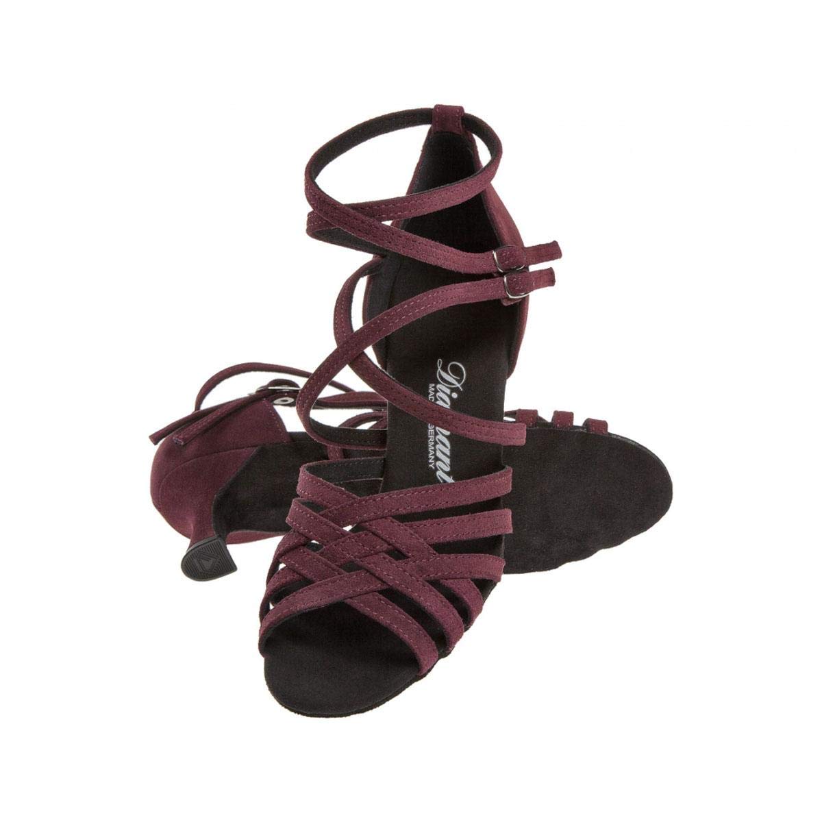 Diamant Ladies Dance Shoes 108-077-132 - Size: UK 5 Bordeaux