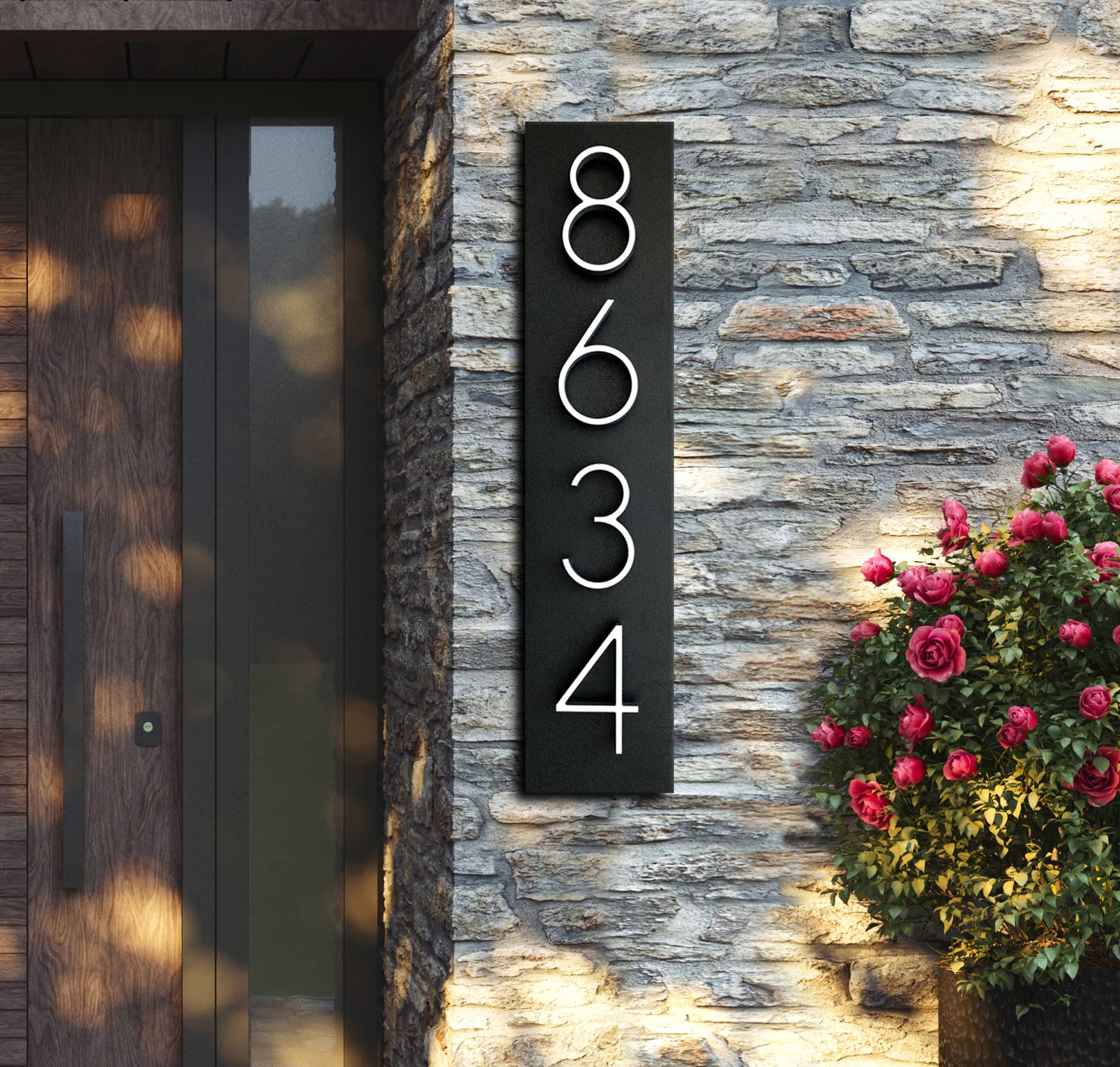 House Numbers | Address number available in Vertical and Horizontal mode | Address number | House address plaque | Personalized gift | Address sign | Modern house numbers | address sign