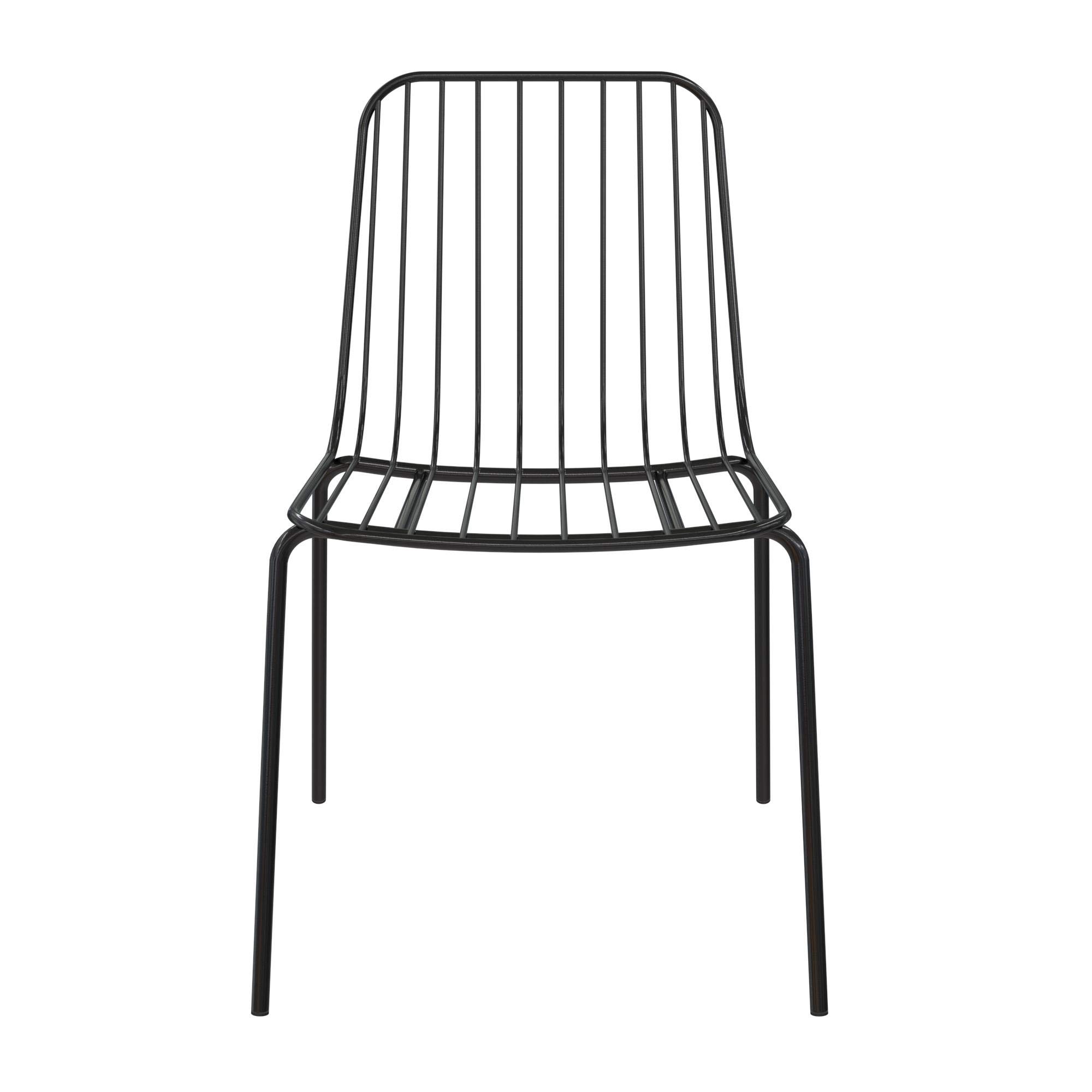 DHP Casi Upholstered Dining Chair, Green Velvet
