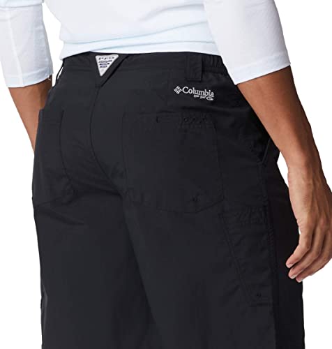 Columbia Men's PFG Blood and Guts III Short, Stain Repellant, Sun Protection, Black, 40