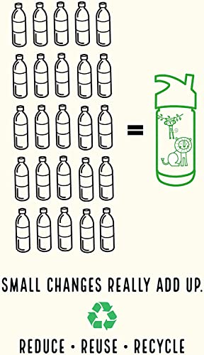 Stephen Joseph Stainless Steel Water Bottle, Space