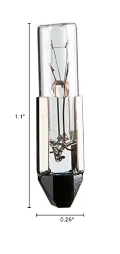 OCSParts 12PSB Light Bulb, 12 Volts, 0.17 Amps (Pack of 10)