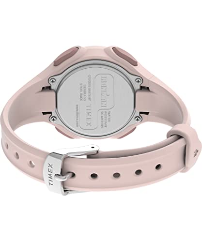Timex Women's Ironman Essential 34mm Watch - Pink Strap Digital Dial Pink Case