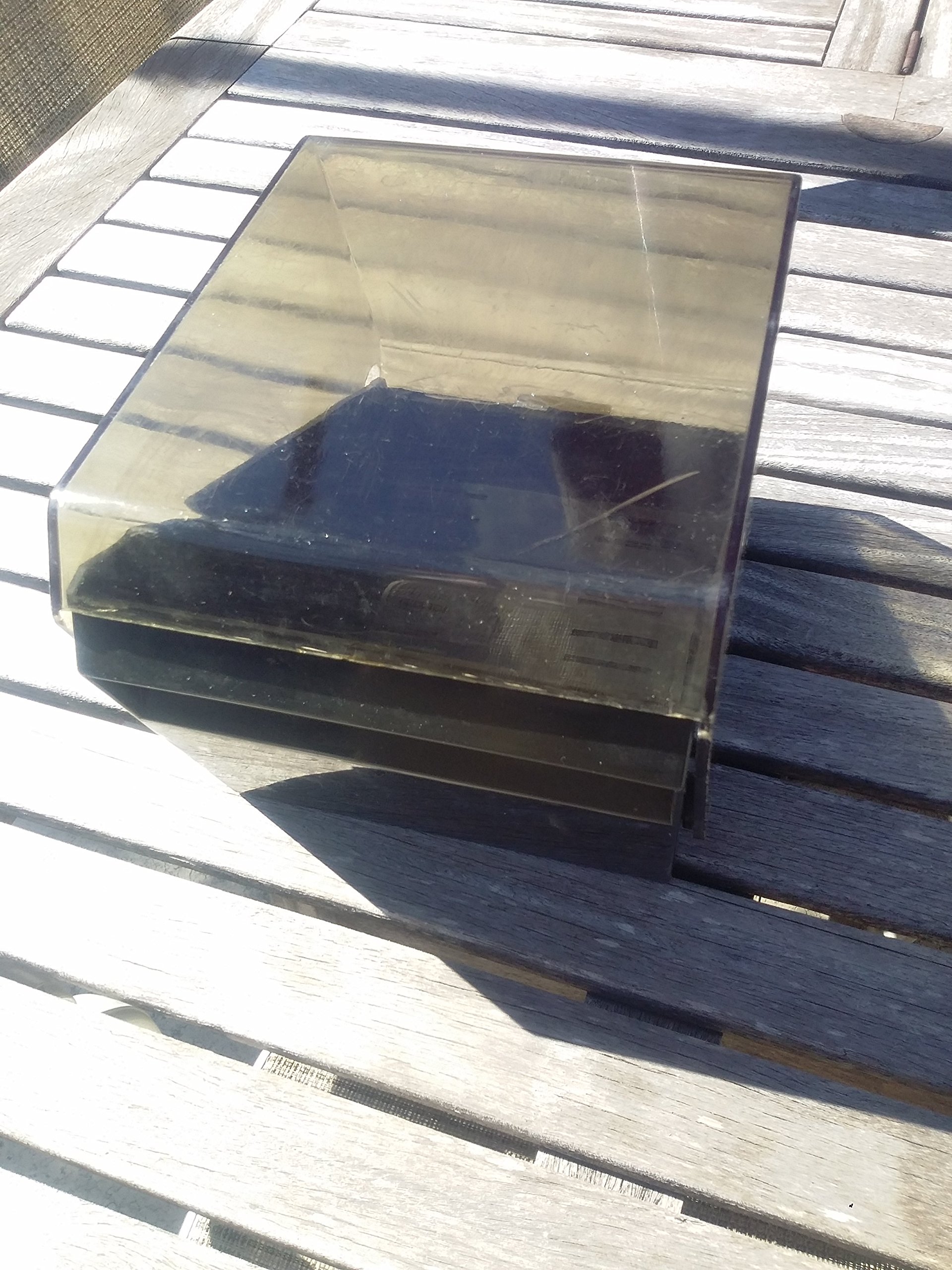 Vintage 1980s Floppy Disk 5 1/4 5.25 Storage Case Data-Case Hinged Plastic Holder