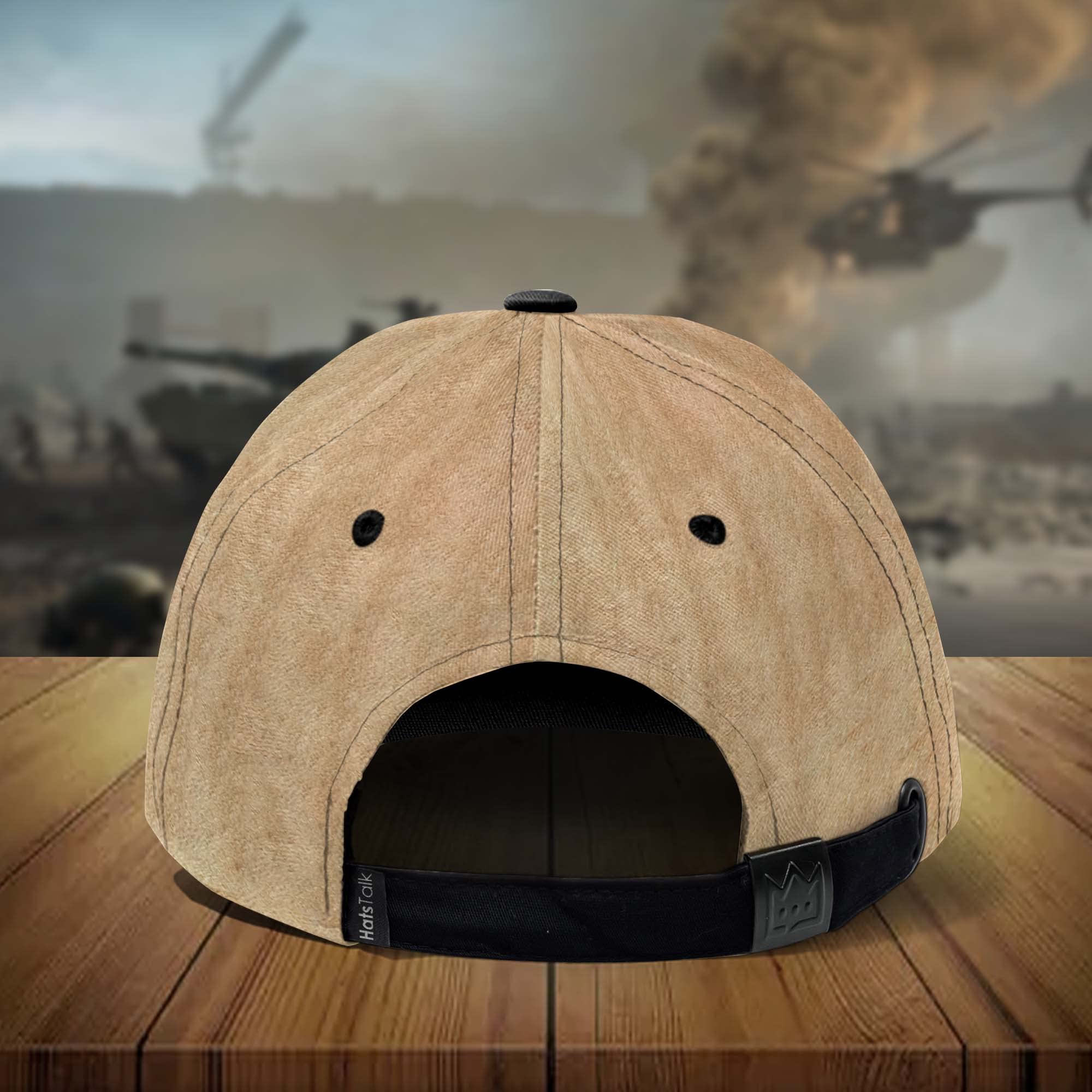 Hatstalk Premium 3D Printed All Gave Some - Some Gave All Eagle Hat, Retired American Millitary Veterans Unisex, Gift for Veterans Day Beige