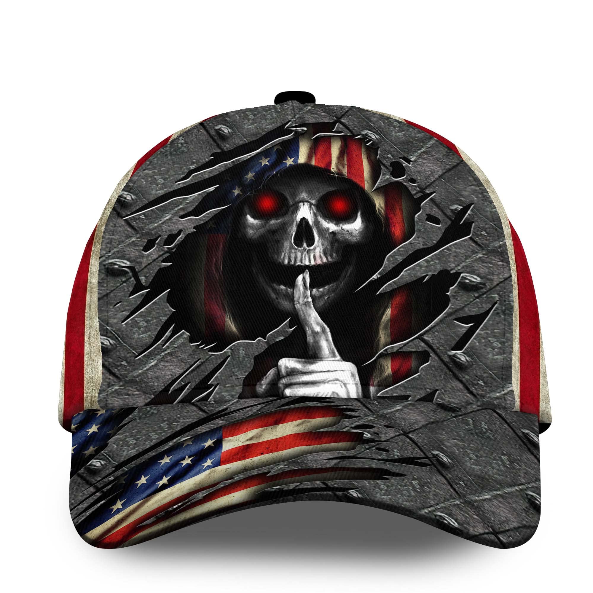Hatstalk Unique 3D Printed Lava Skull Hat (USA)