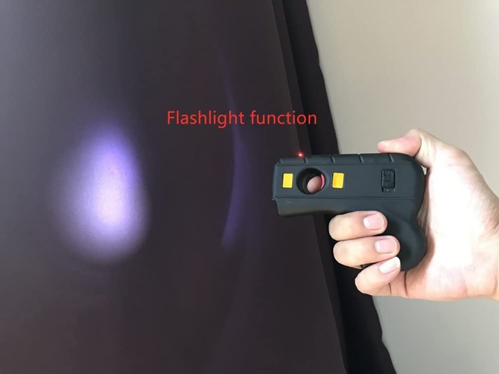 EXOGUN Stun Gun,Flashlight Stun Guns with Safety Disable Pin.Wall Charger Included