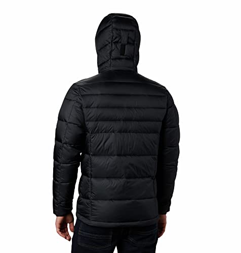 Columbia Men's Buck Butte Insulated Hooded Jacket, Black, XX-Large