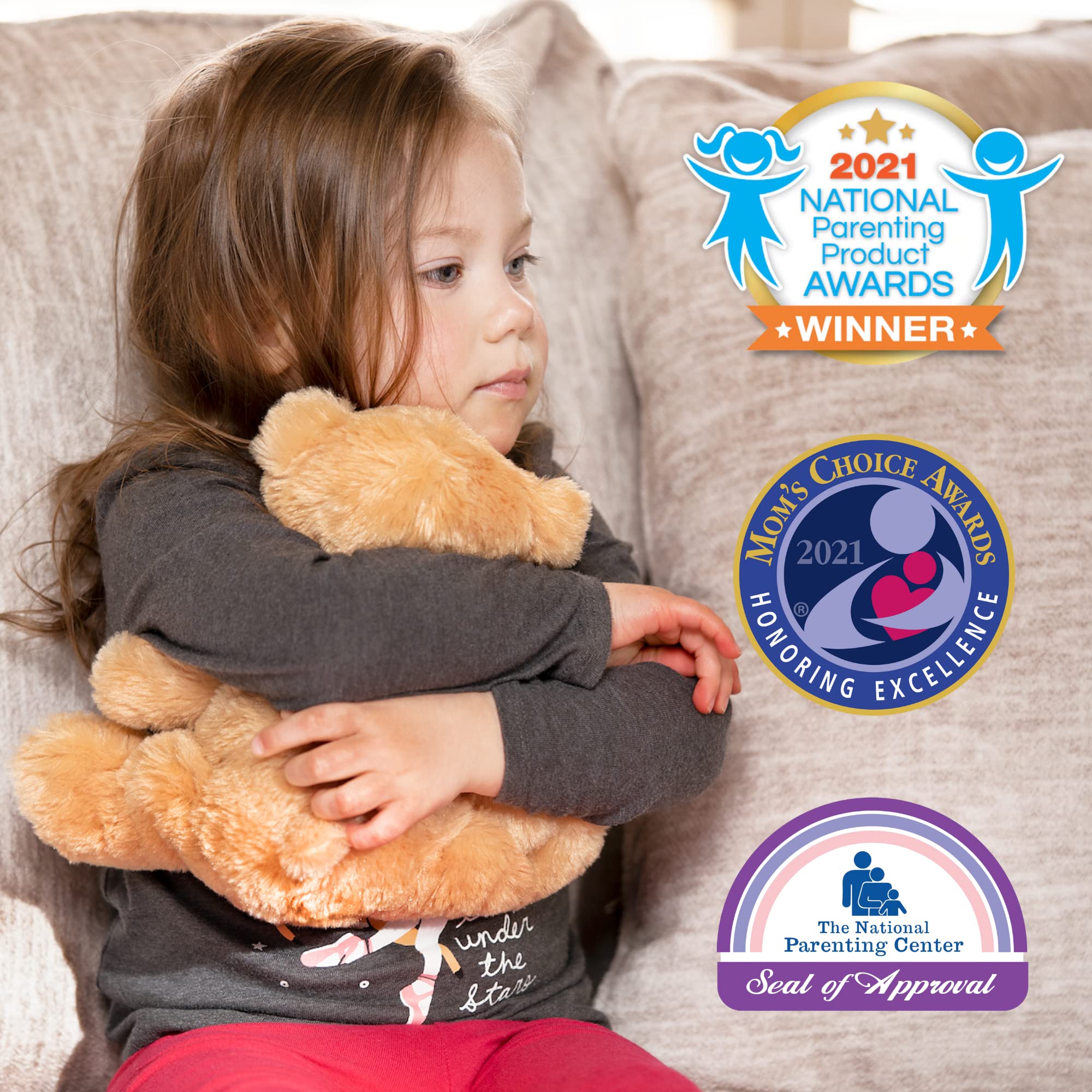 Potty Train with Pinky Bear, Reward Based Potty Training Bear w/Prize Pocket/Pouch & Childrens Board Book, Learning Tool for Toddlers, Boys & Girls - Teaching Potty Chair Fun & Awareness Ages 2-3+