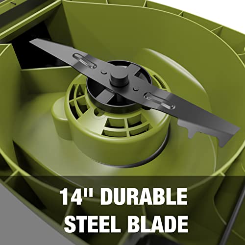 Sun Joe 24V-MJ14C 24-Volt IONMAX Cordless Push Lawn Mower Kit, 14-inch, W/ 4.0-Ah Battery + Charger