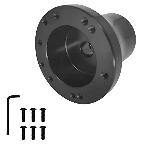 Golf Cart Steering Wheel Hub Spacer for Golf Cart Club Car Precedent 2004 Present Golf Cart Models(Black)