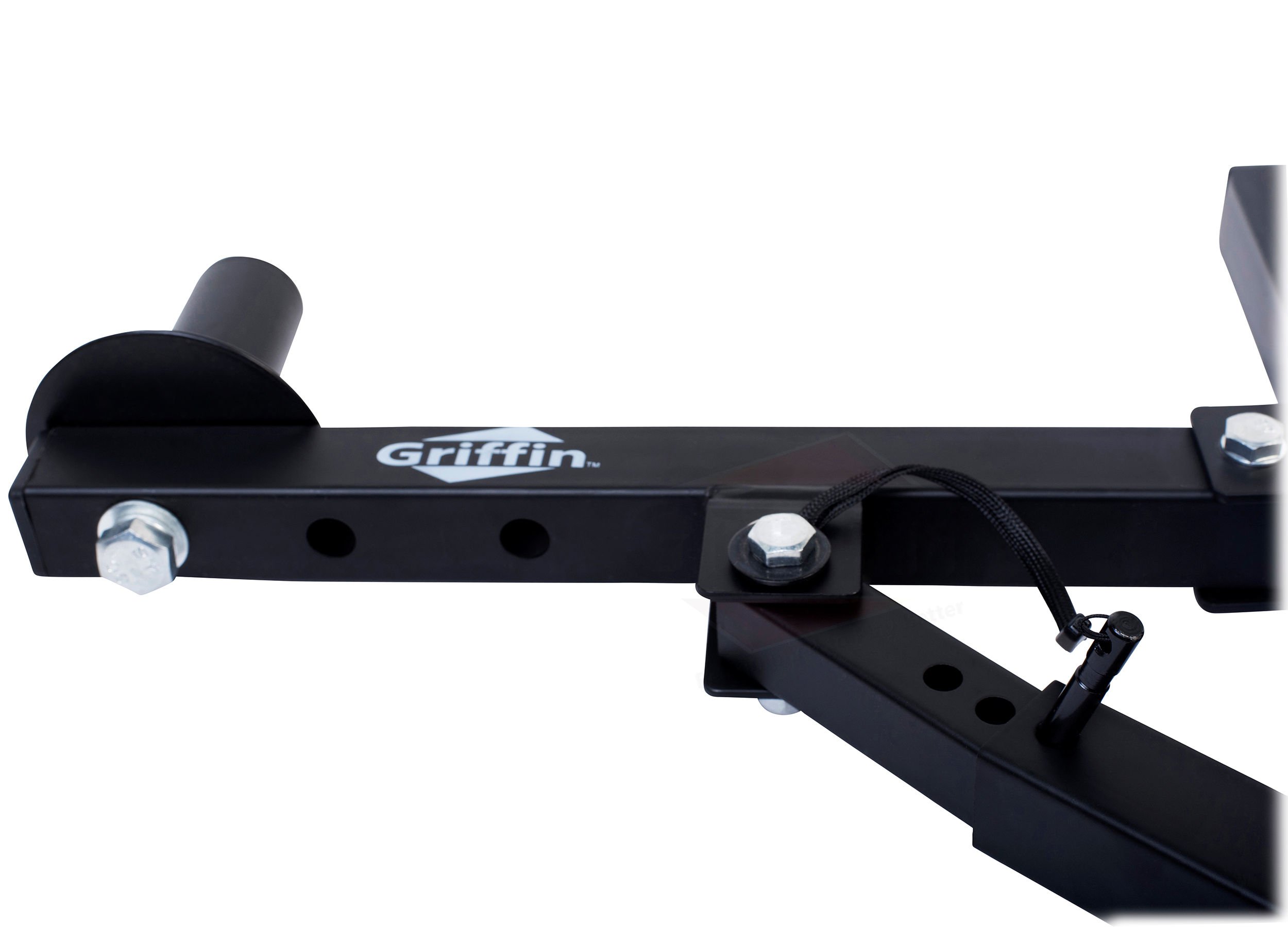 Premium PA Speakers Wall Mount Brackets By GRIFFIN | Set Of 2 All Steel Pro-Audio Speaker 35mm Pole Holder | Securing Locking Pin & 3 Horizontal Level Tilt Adjustments | On Stage Studio Monitor Stands