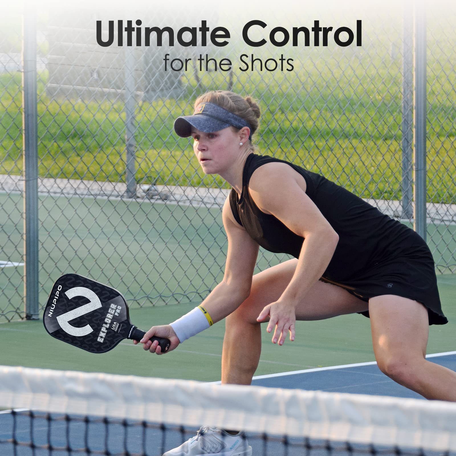 Explorer Pro Pickleball Paddle + 3 Pickleball Balls