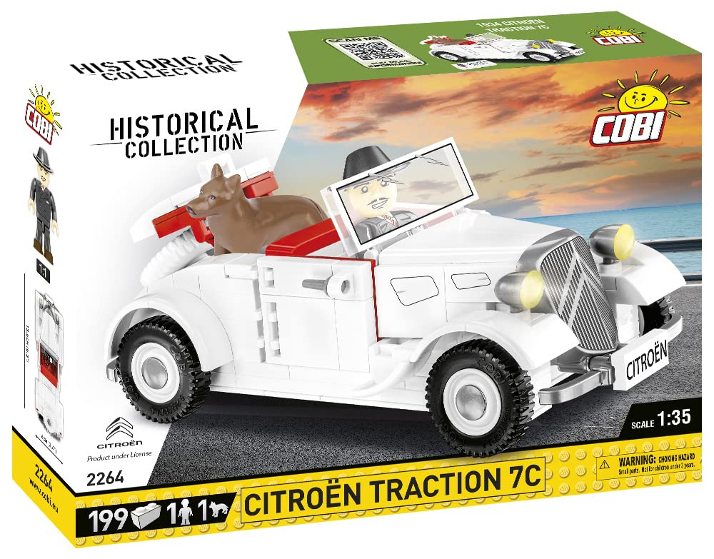 Cobi toys 199 Pcs Hc WWII /2264/1934 Citroen Traction 7C