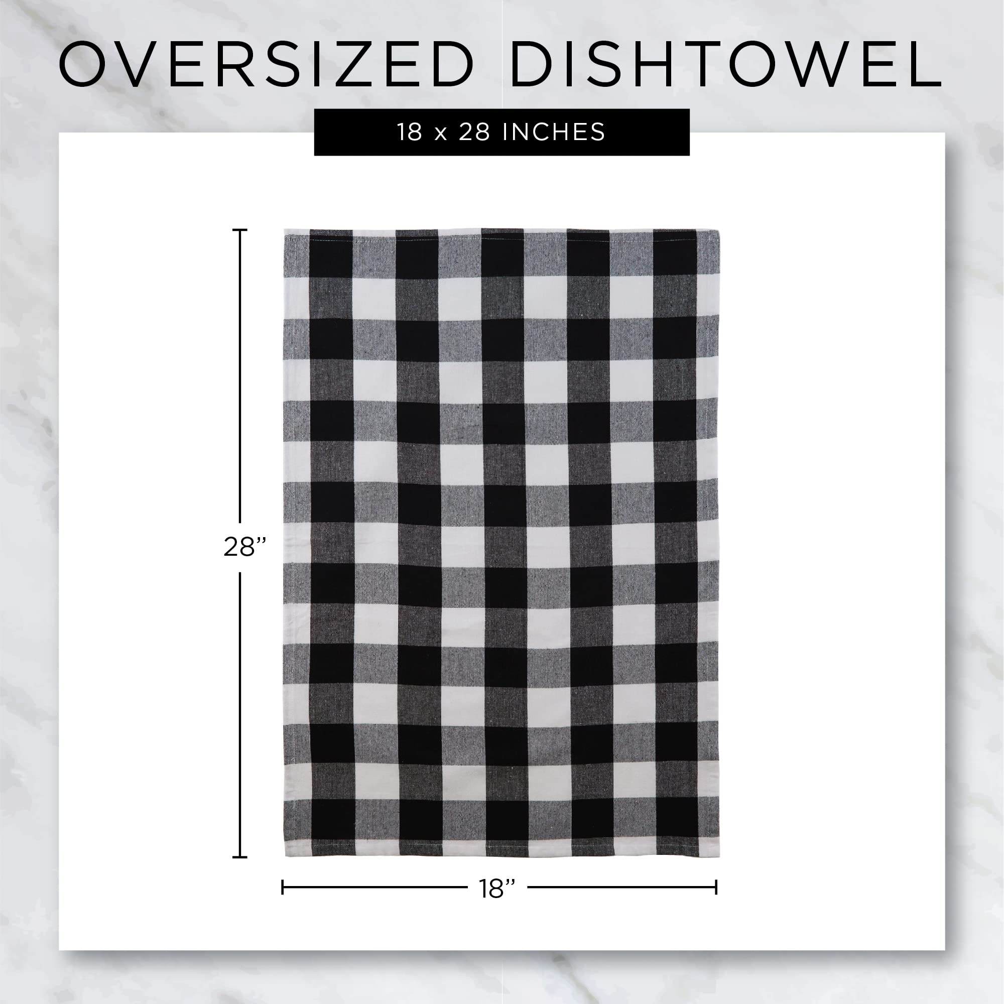 DII Christmas Pets Collection Decorative Kitchen Towels for Dog and Cat Lovers, Dishtowel Set, 18x28, Be Meowy, 2 Count
