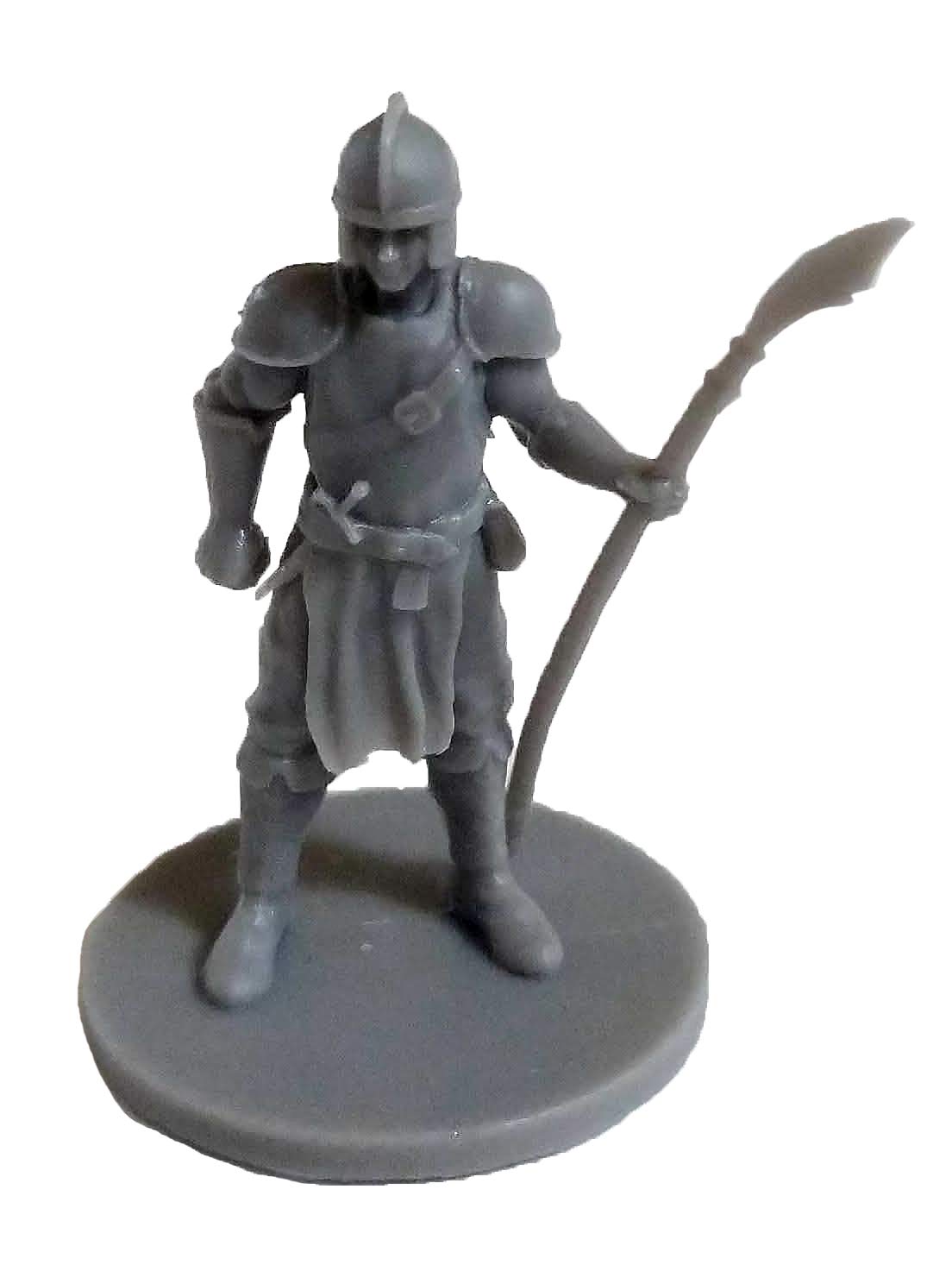 DRUNK'N DRAGON DND Guards Minis 25 Fantasy Miniatures for Tabletop/Dungeons and Dragons Roleplaying Games - Bulk Minis Unpainted- Figures Starter Set