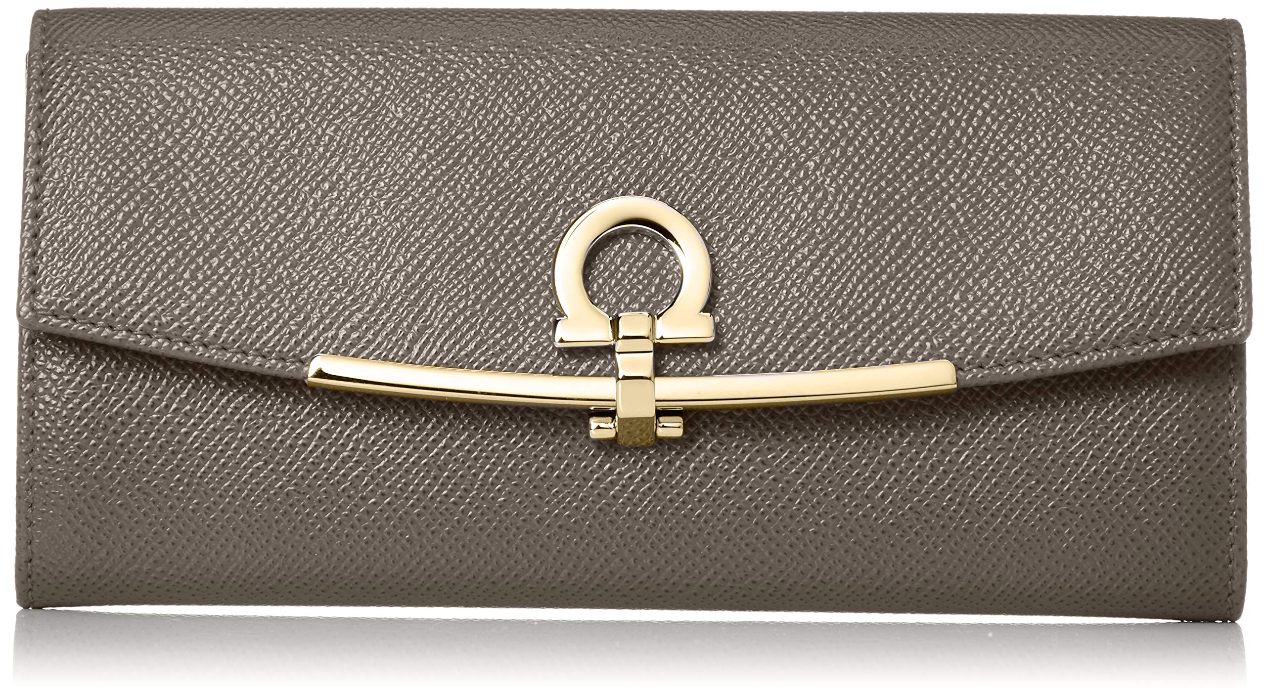 Salvatore Ferragamo 22D150 Gancini Genuine Leather Wallet 22D150-714922 CARAWAYSEED