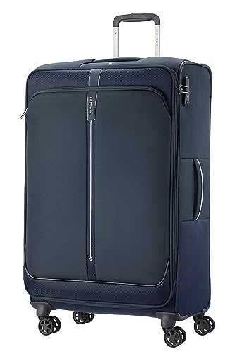 Samsonite Popsoda Luggage- Suitcase, Spinner L erweiterbar (78 cm - 112.5 L), Blau (Dark Blue)