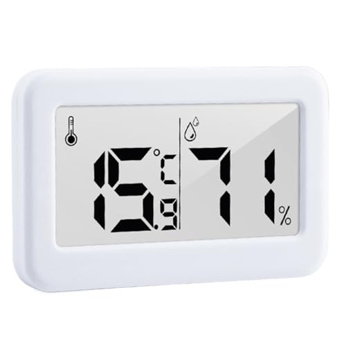 LNYHLXS Electronic Digital Temperature and Humidity Meter Home Thermometer Indoor Alarm Clock Timing