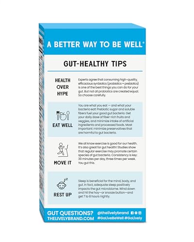 GoLIVE PROBIOTIC + PREBIOTIC SYNBIOTIC POWDER BLEND, Flavorless/Sugarless,for Women, Men & Kids For Better Gut Health,Digestion,Metabolism,Immunity, 10B-50B CFUs, Bimuno GOS+Vitamin D3+L-glutamine