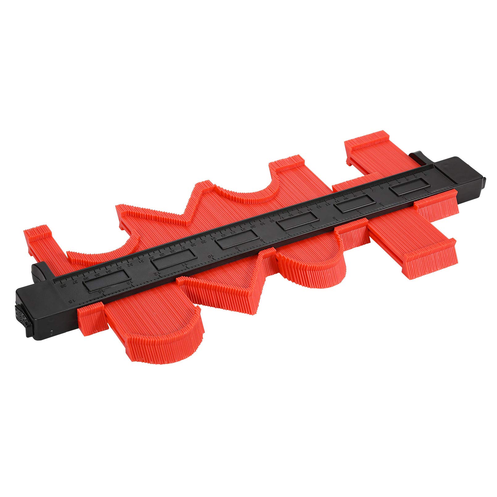 Holulo 15inch Contour Gauge with Adjustable Lock,Contour Duplication Gauge Profile Tool,Precisely Copy Irregular Shape Duplicator for DIY Handyman, Construction,Corners