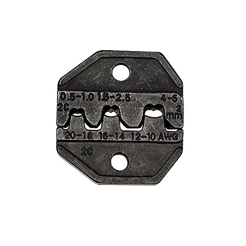 Klein Tools VDV205-036 Wire Crimper Die, Terminal, Open Barrel, AWG 10-20, Replacement Die, Non Insulated